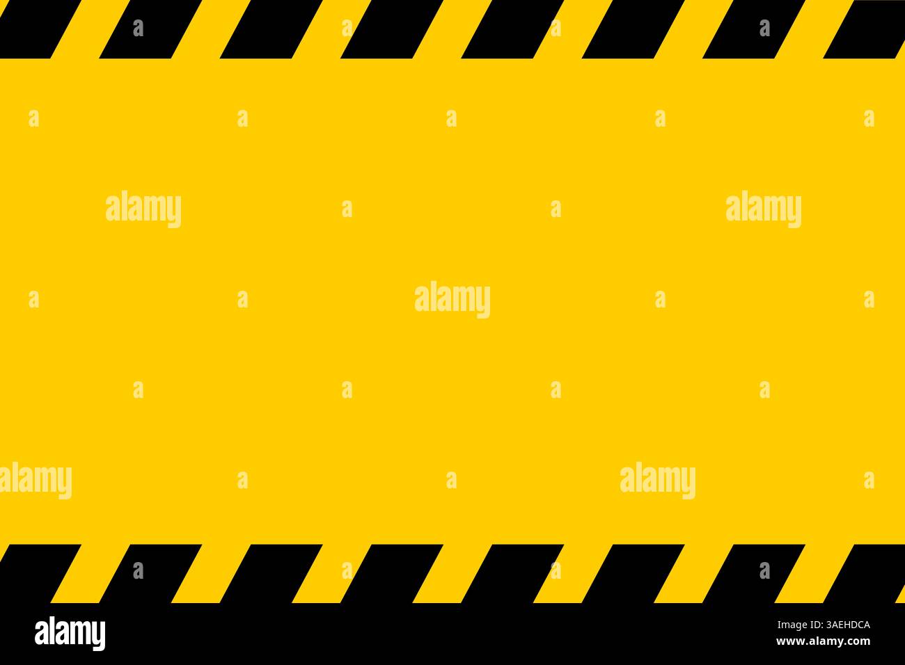 Caution sign background with empty space. Attention, stop or safety ...