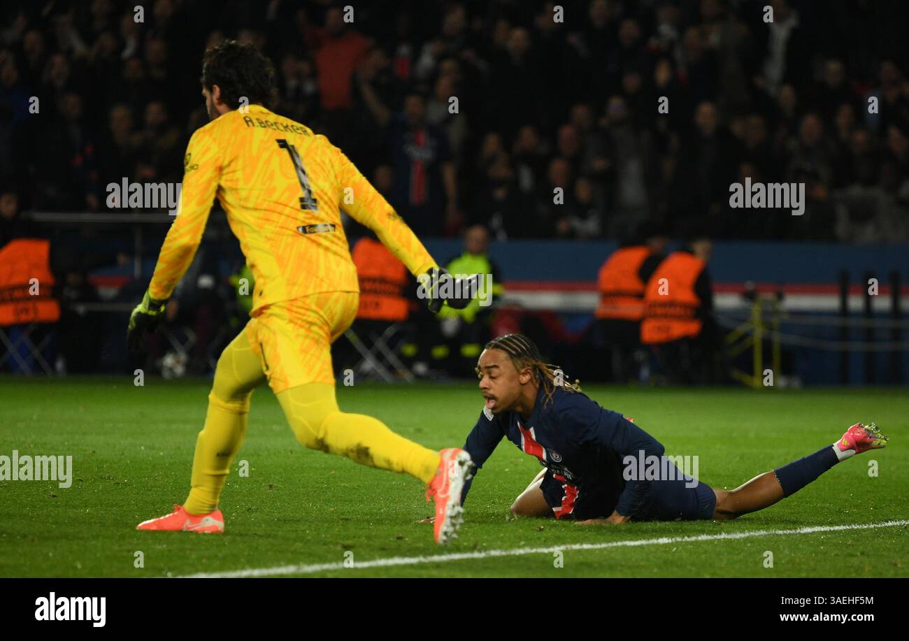 UEFA 2024 Champions League group 16 match between Paris Saint-Germain ...