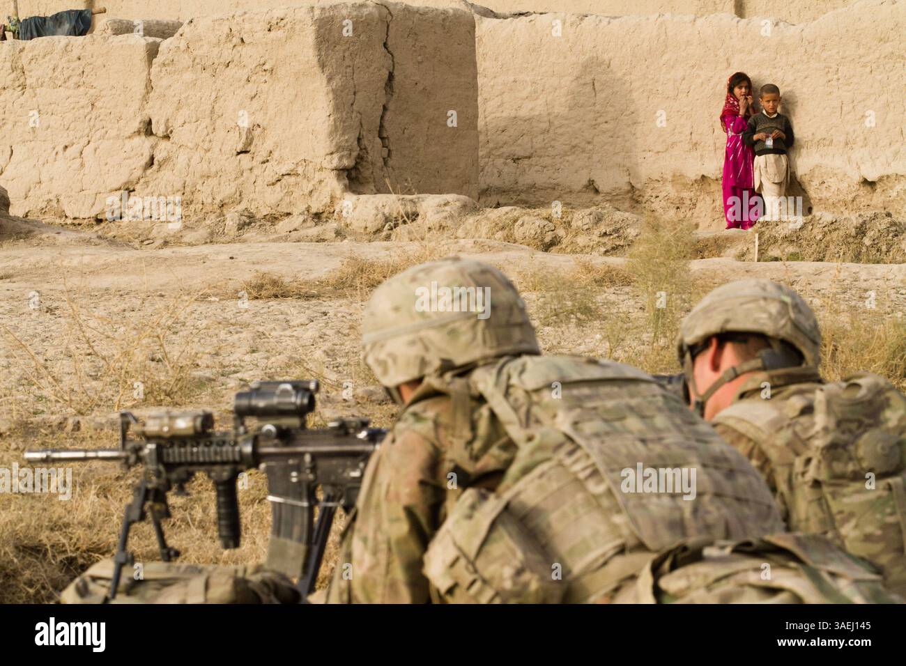 Dec. 28, 2011 - Molla Dust, Kandahar, Afghanistan - Soldiers from ...