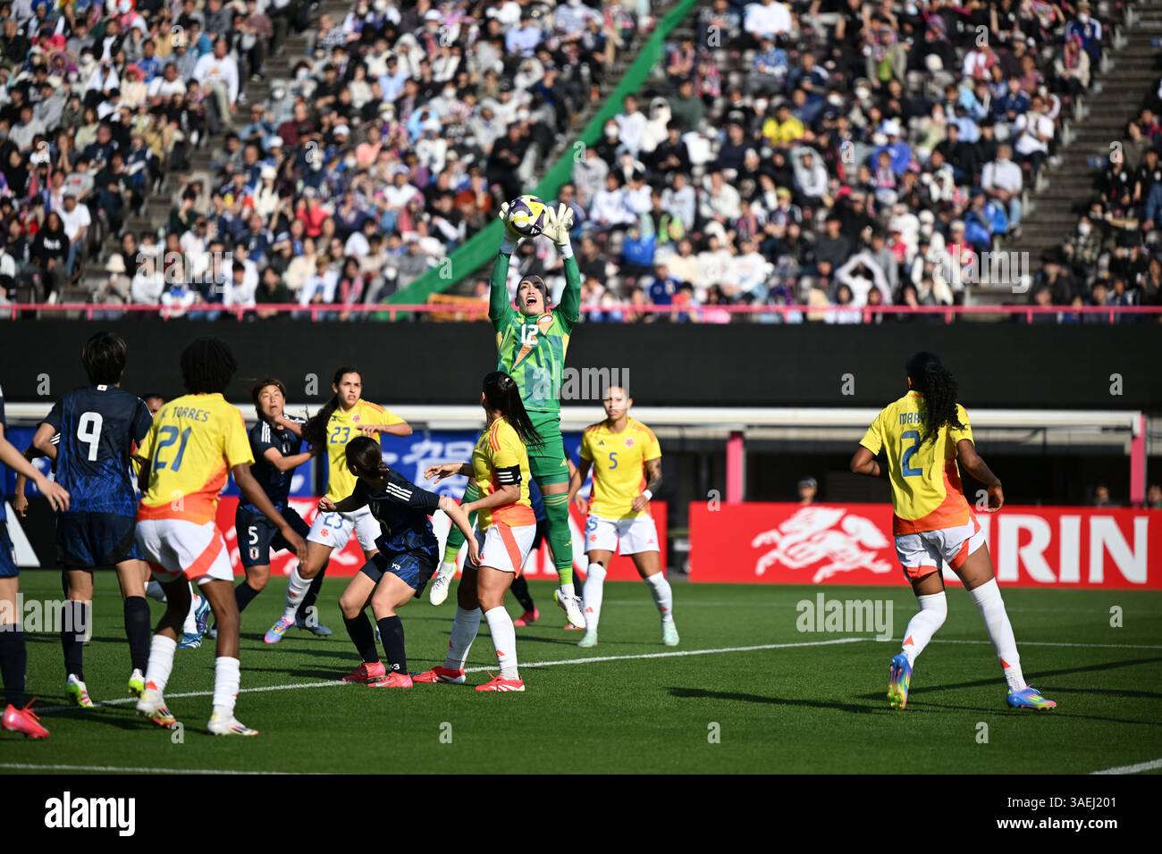 Osaka, Japan. Credit: MATSUO. 6th Apr, 2025. Katherine Tapia (COL ...