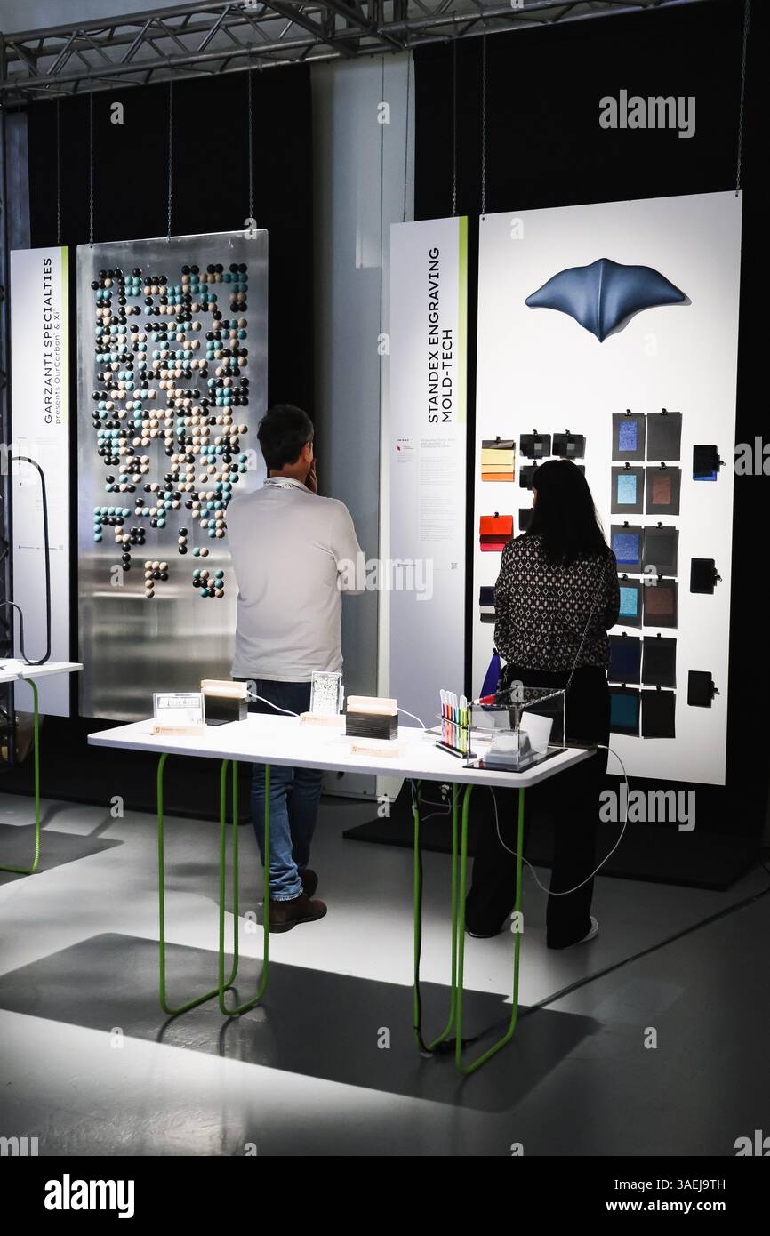 Milan, Italy. 07th Apr, 2025. Milan, The Superdesign Show Happiness event with immersive ...