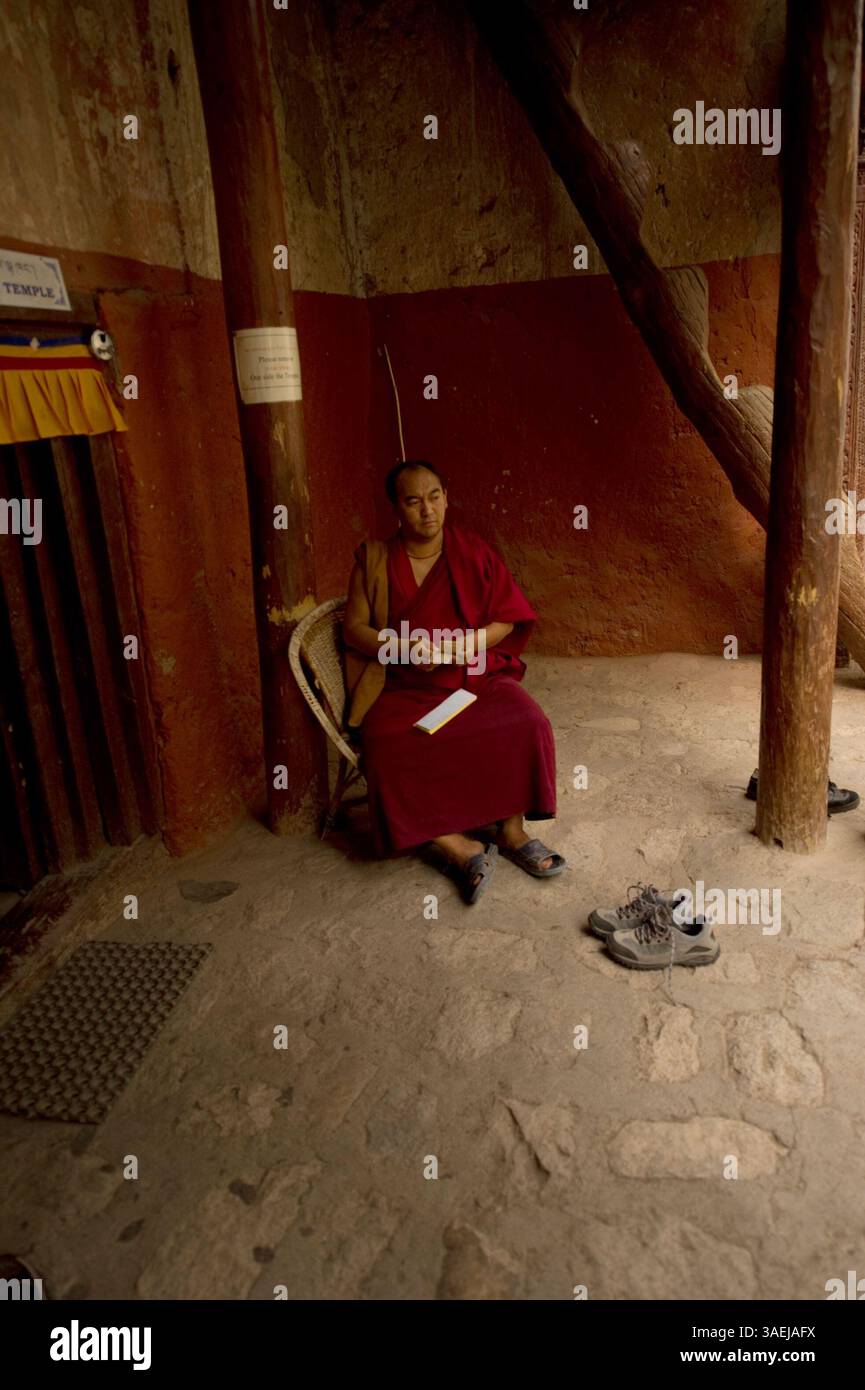 Sep. 09, 2011 - Alchi, Ladakh, India - 10th century murals of the ...