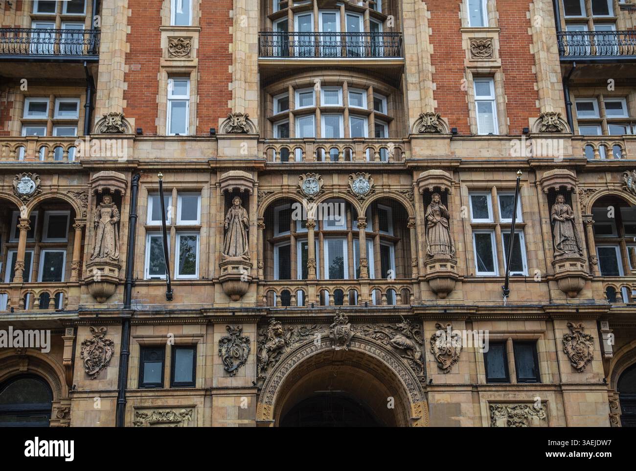The facade on Hotel Principal on Russell Square, Bloomsbury, Camden ...