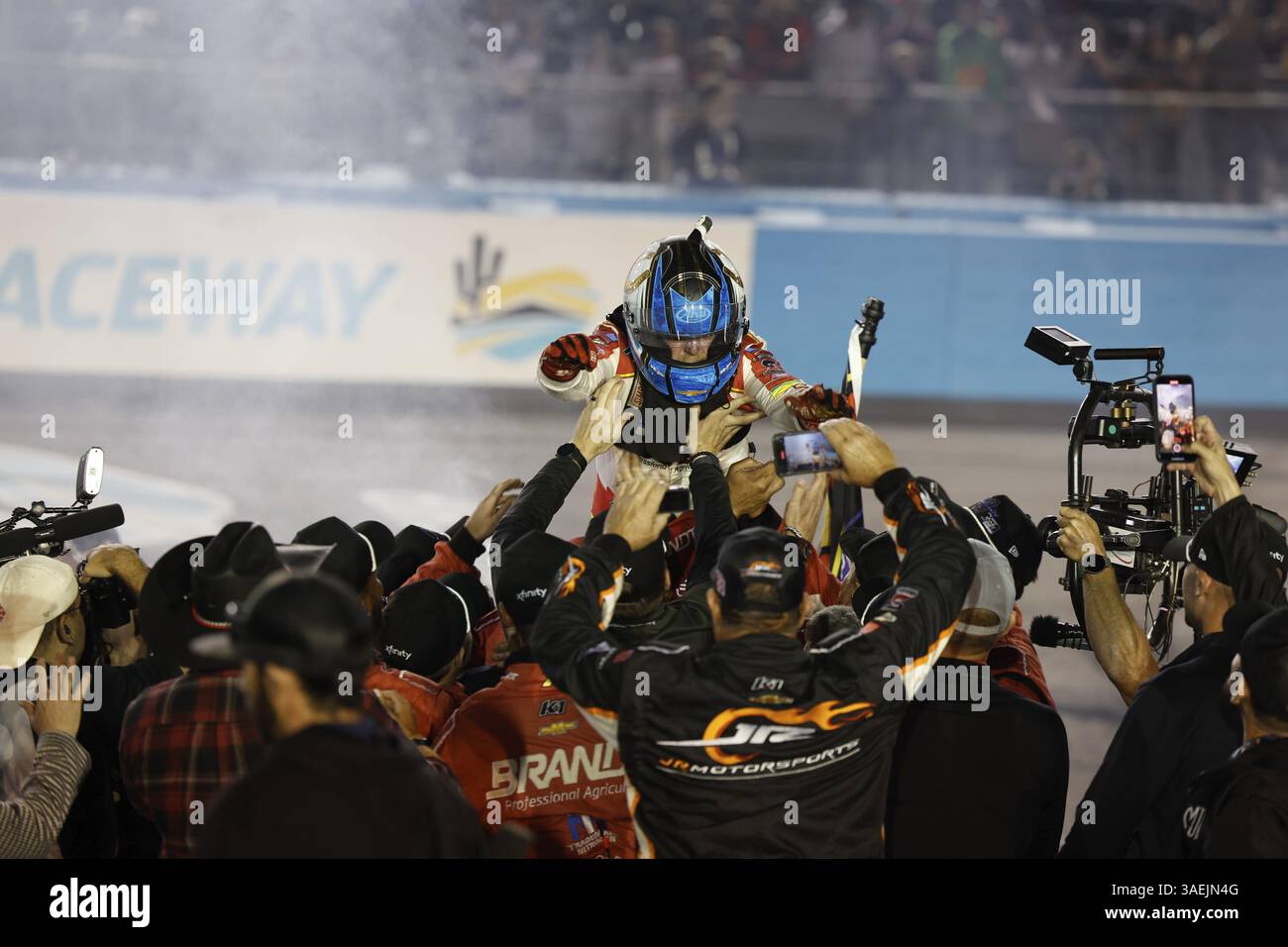 JUSTIN ALLGAIER (7) wins the NASCAR Xfinity Series Championship Race at ...