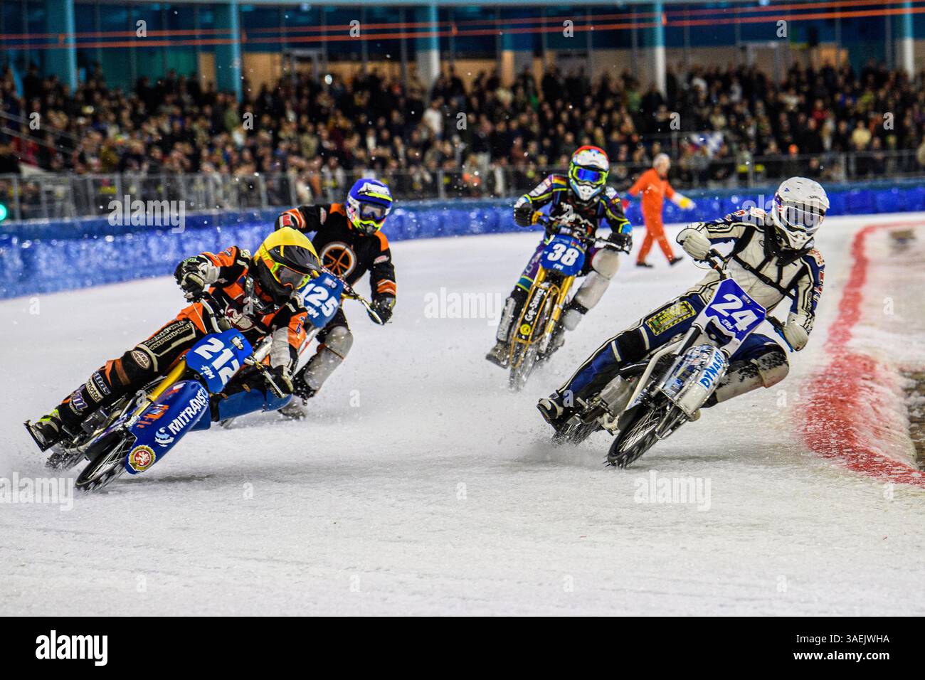 Heerenveen, Netherlands. 06th Apr, 2025. Max Koivula (24) of Finland in ...