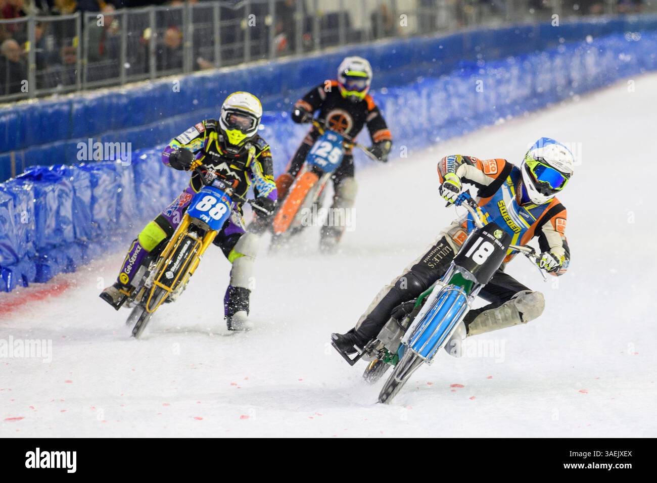 Heerenveen, Netherlands. 06th Apr, 2025. Reserve Melwin Björklin (18 ...