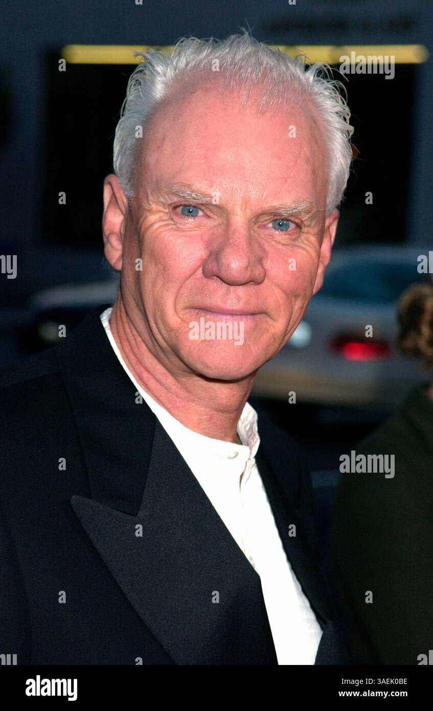 Apr 19, 2004; Los Angeles, CA, USA; Actor MALCOLM McDOWELL at the ...