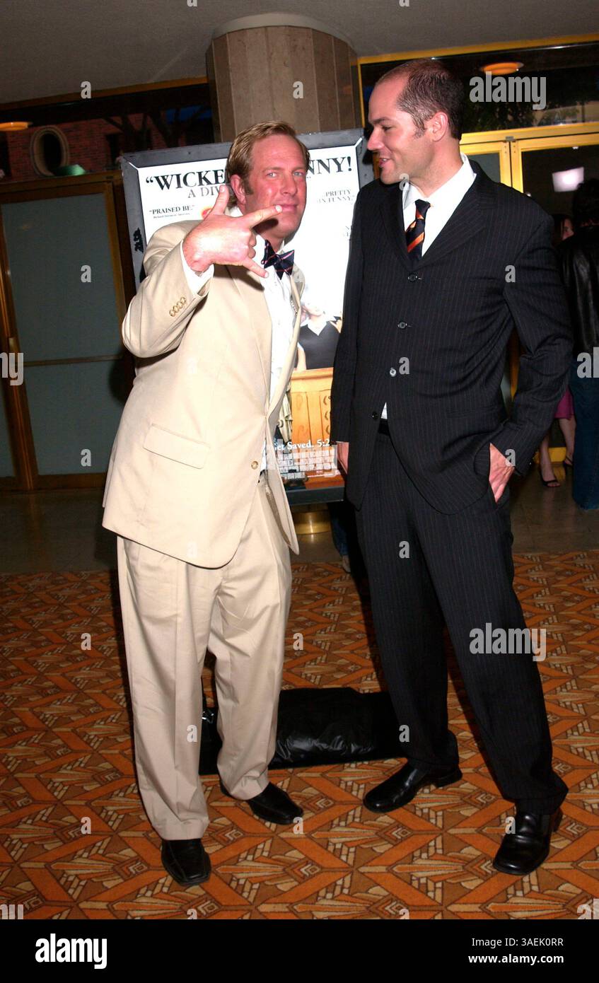 May 13, 2004; Los Angeles, CA, USA; Director BRIAN DANNELLY with Writer ...