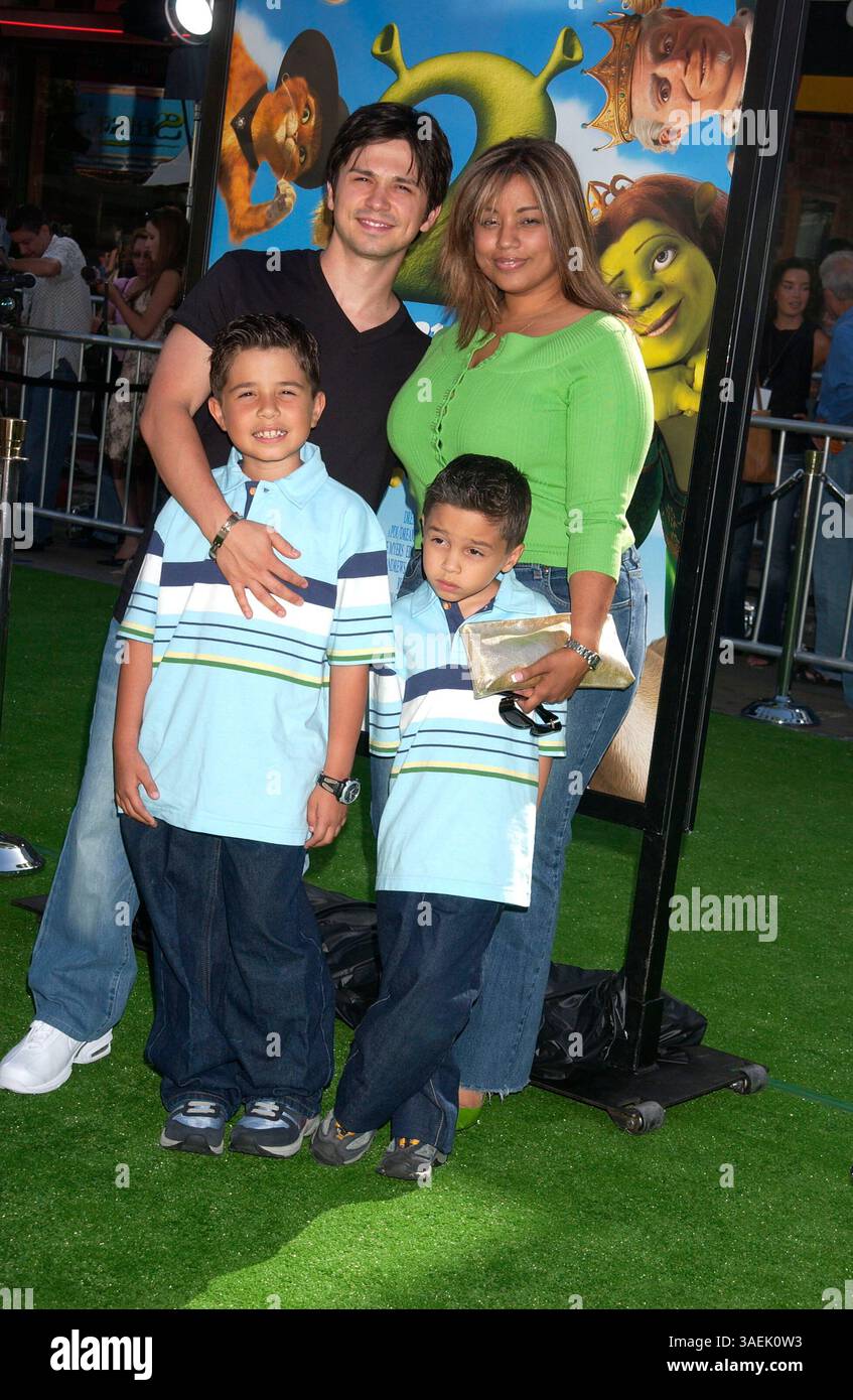 May 08, 2004; Los Angeles, CA, USA; Actor FREDDY RODRIGUEZ and wife ...