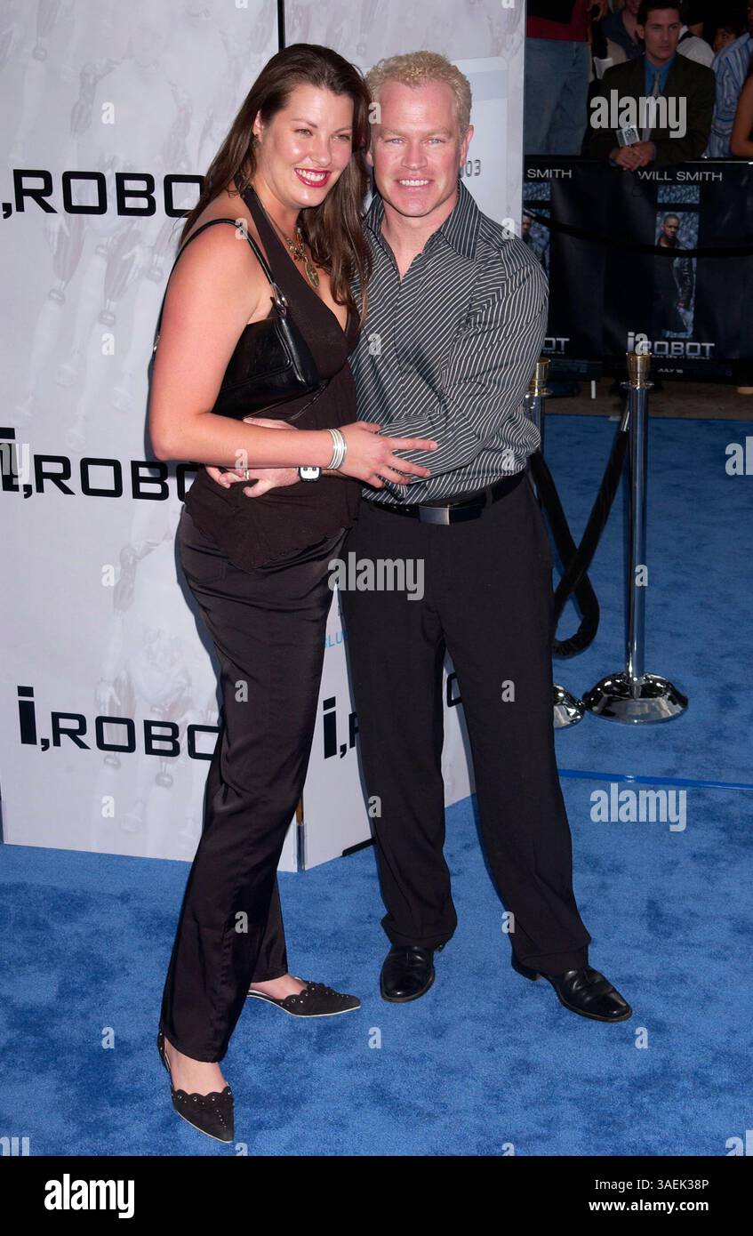 Jul 07, 2004; Los Angeles, CA, USA; Actor NEAL McDONOUGH and wife RUVE ...