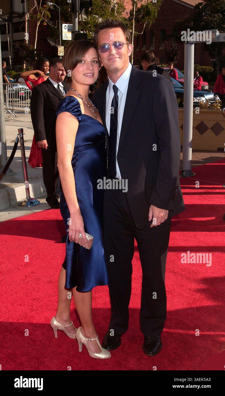 Sep 12, 2004; Los Angeles, California, USA; Actor MATTHEW PERRY and ...