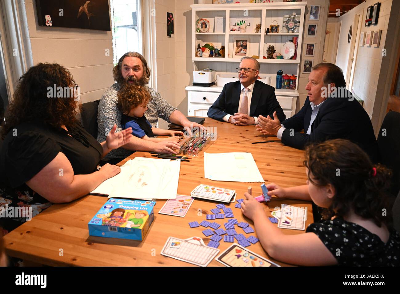 Melbourne, Australia. 07th Apr, 2025. Australian Prime Minister Anthony ...