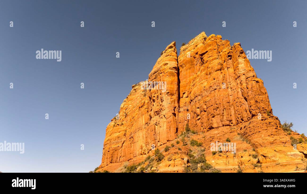 March 10, 2025, Sedona, Az, USA: From above, Sedona's striking red ...