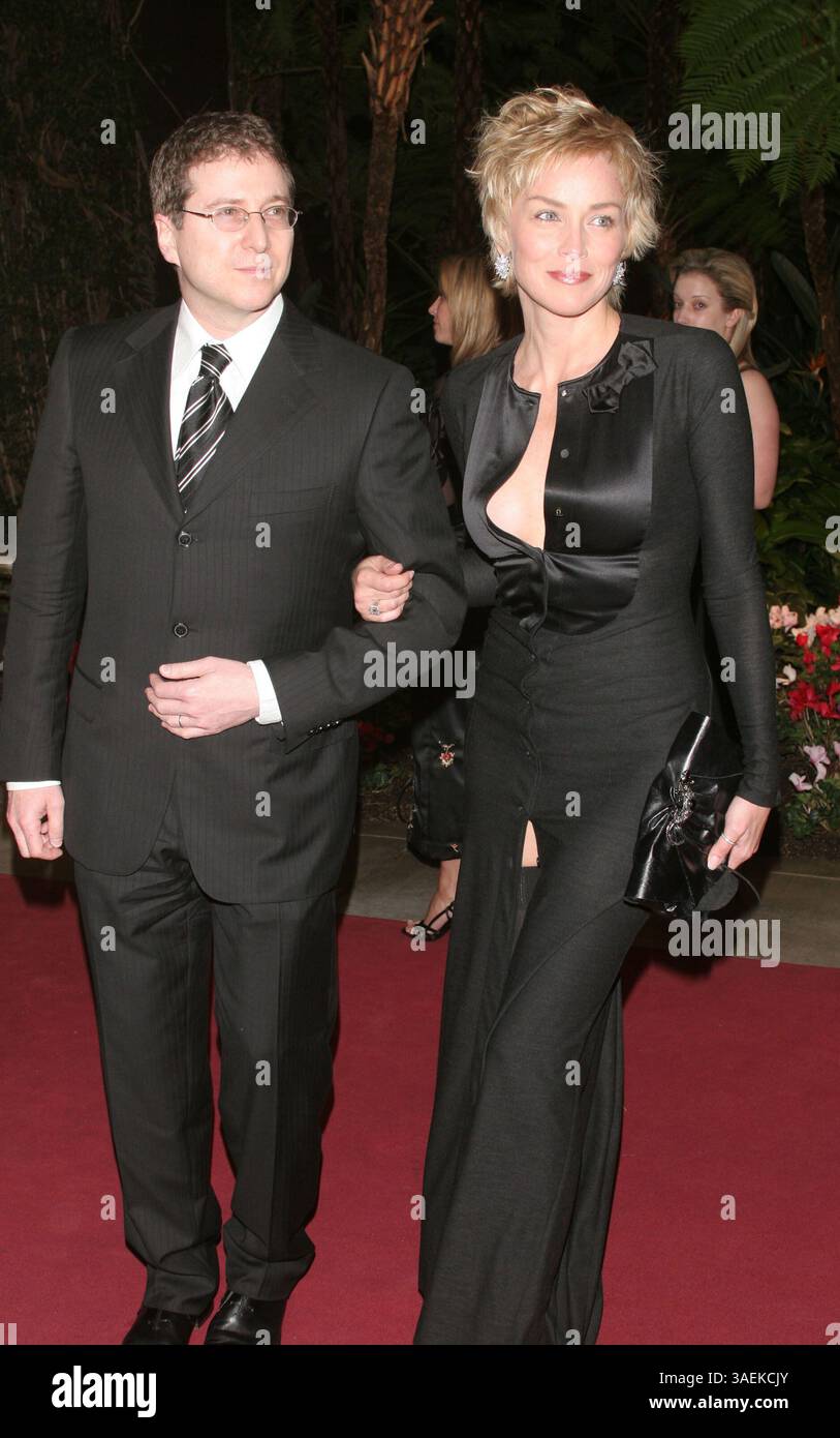 Feb 12, 2005; Los Angeles, CA, USA; Actress SHARON STONE with RICHARD ...