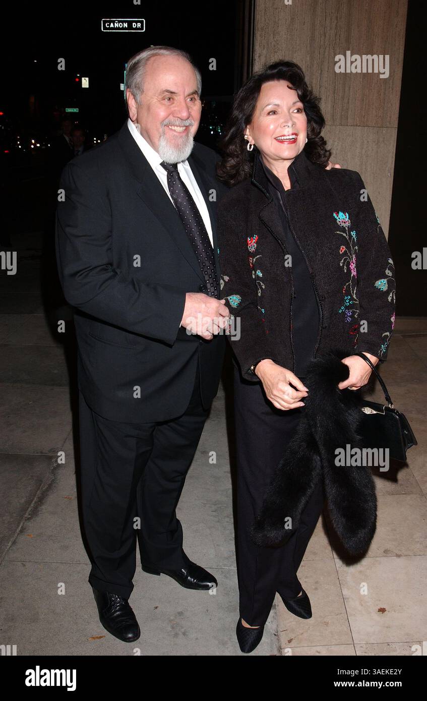 Feb 23, 2005; Los Angeles, CA, USA; Producer GEORGE SCHLATTER and wife ...