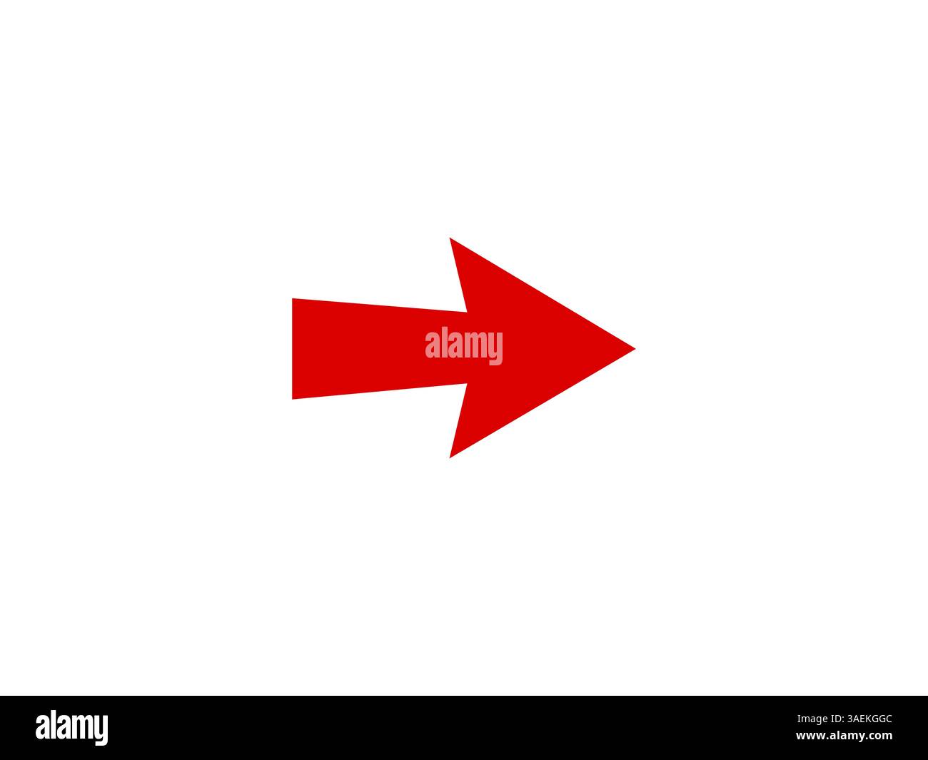 Red Arrow Icon vector PNG FREE Stock Photo - Alamy