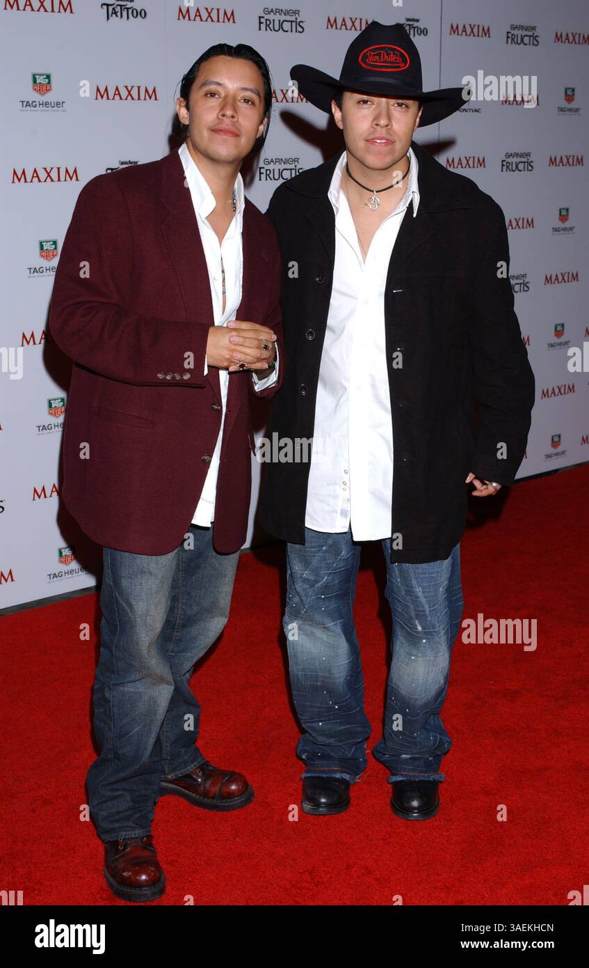 May 12, 2005; Los Angeles, CA, USA; Actors EFREN RAMIREZ and brother CARLOS at the Maxim ...