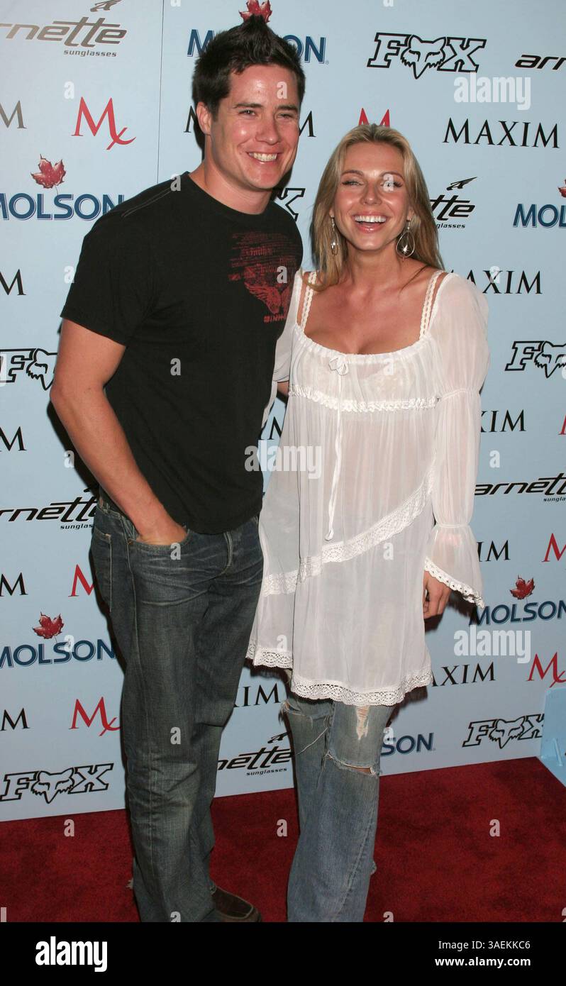 Aug 04, 2005; Los Angeles, CA, USA; Actors ANDREW FIRESTONE and IVANA ...