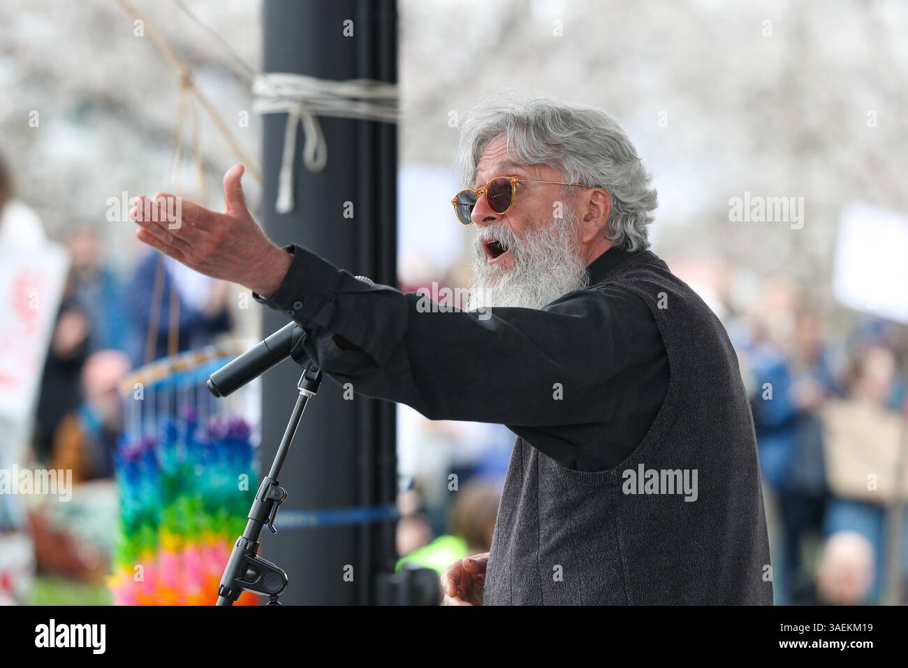 Lewisburg, United States. 06th Apr, 2025. Father Kerry Walters, retired ...
