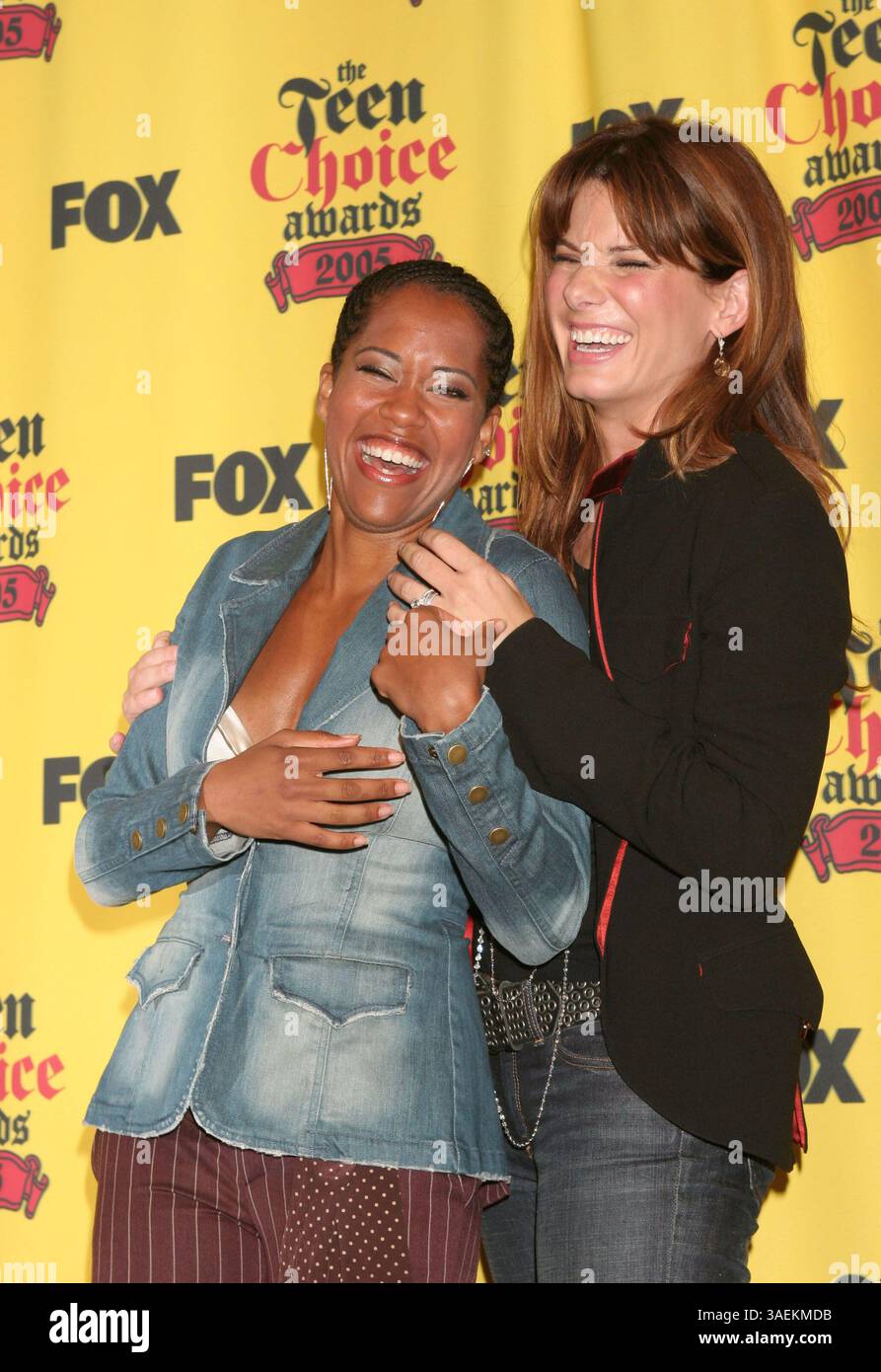 Aug 14, 2005; Los Angeles, CA, USA; Actresses REGINA KING and SANDRA ...