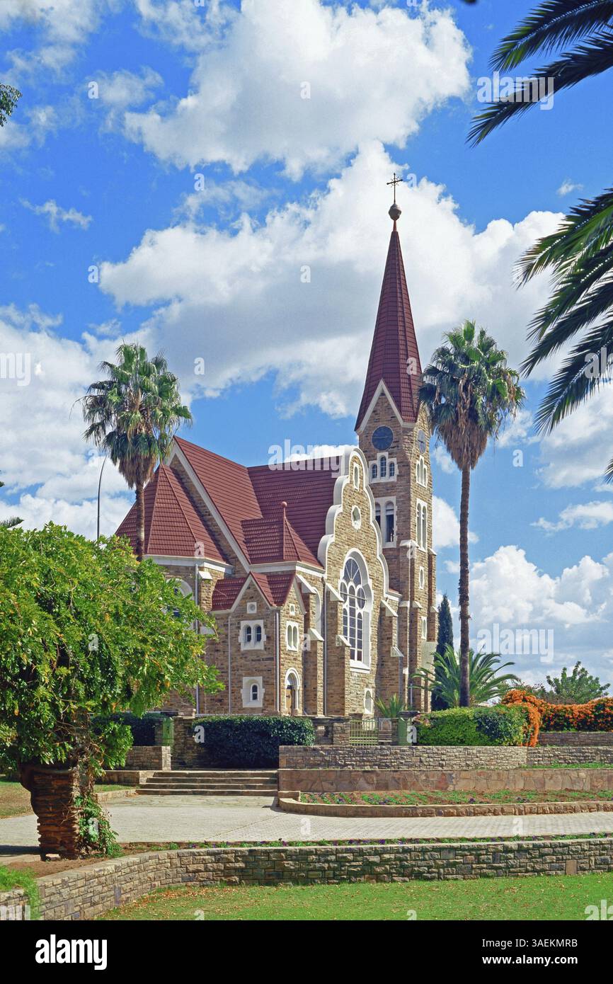 Protestant Church, Windhoek, Namibia, Africa Stock Photo - Alamy