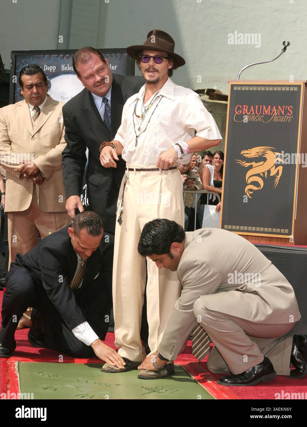 Sep 16, 2005; Los Angeles, CA, USA; Actor JOHNNY DEPP honored with the ...
