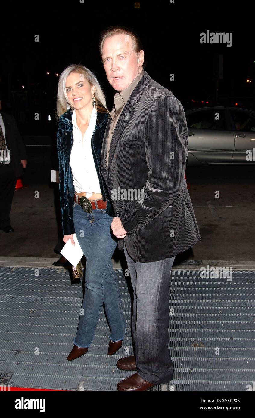 Oct 25, 2005; Los Angeles, CA, USA; Actor LEE MAJORS and wife at the 'Walk The Line' A Night For ...