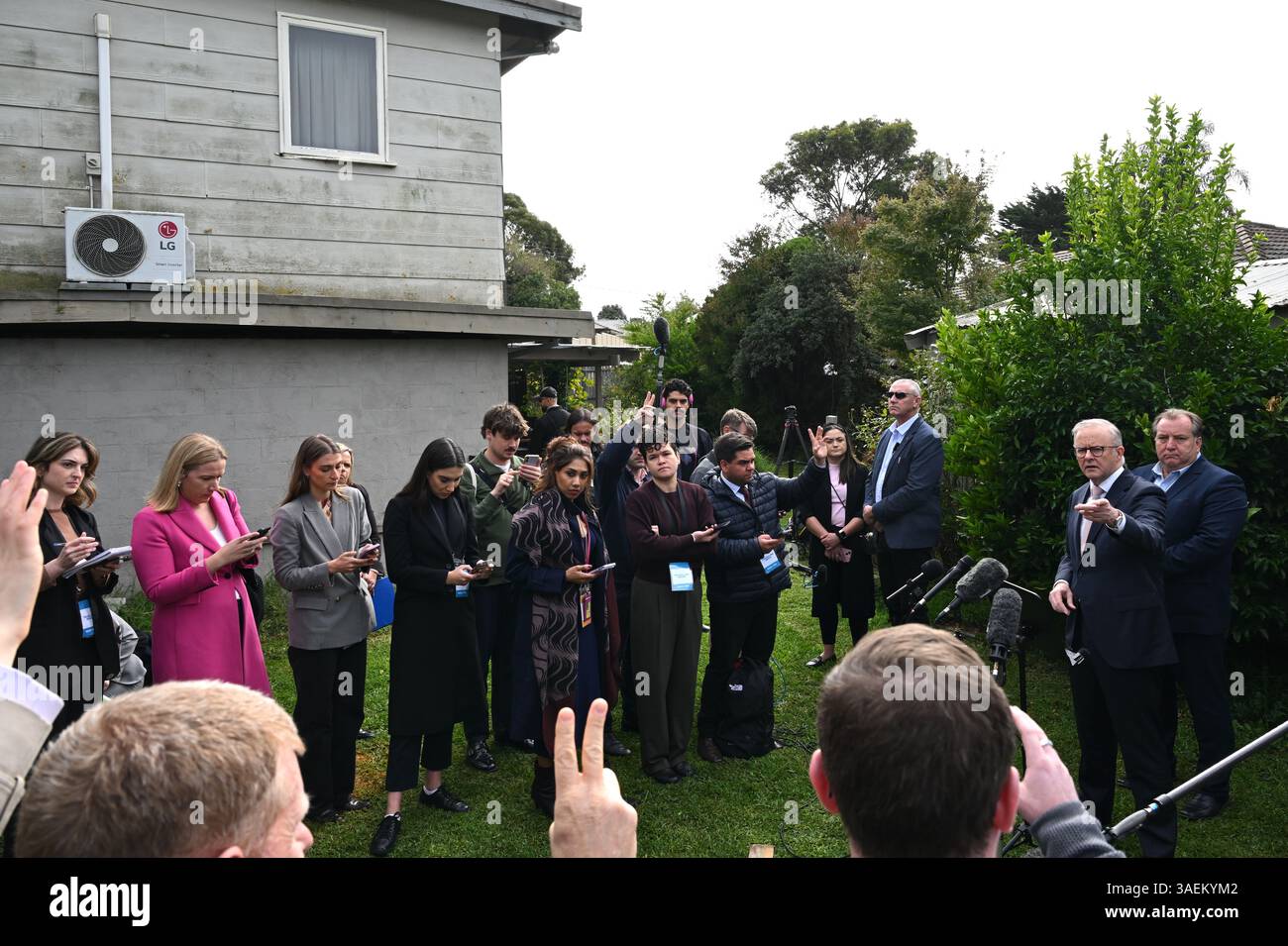 Melbourne, Australia. 07th Apr, 2025. Australian Prime Minister Anthony ...