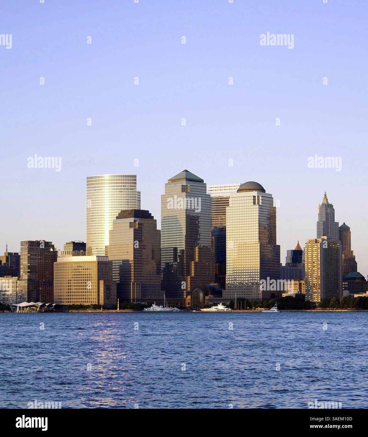 Business office bank buildings of the World Trade Center WTC in ...