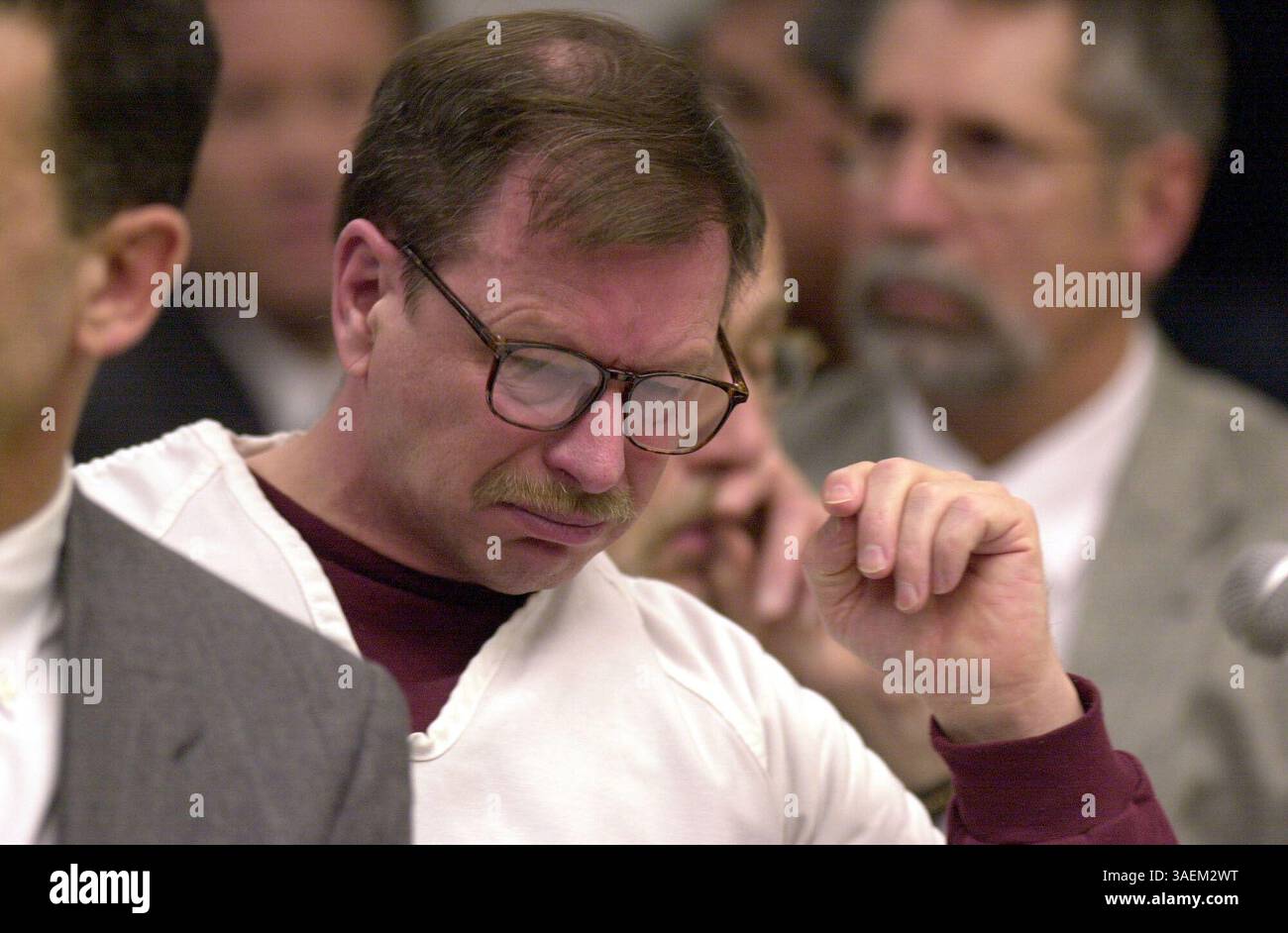 Dec 20, 2003; Seattle, WA, USA; GARY RIDGWAY in court in Seattle as ...