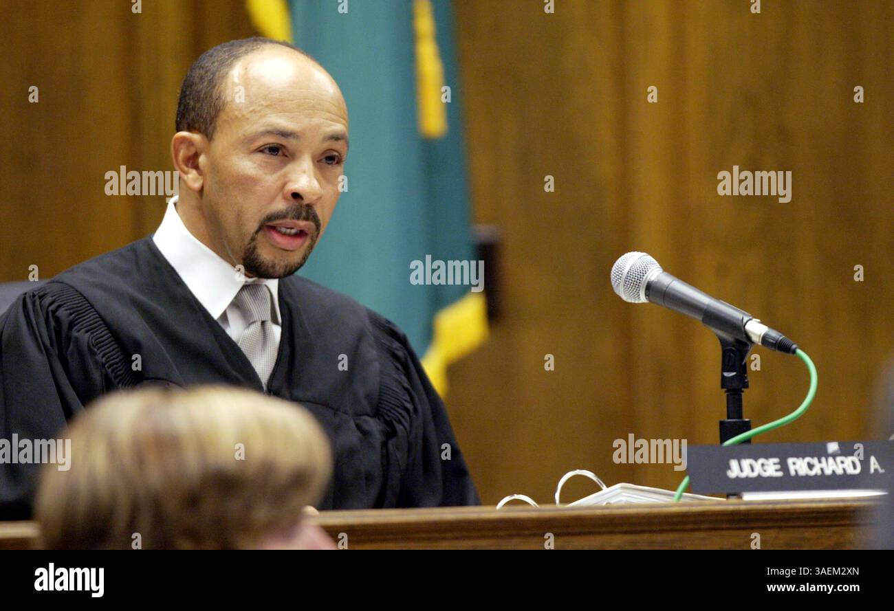 December 18, 2003, Seattle, Washington, USA: Superior Court Judge ...