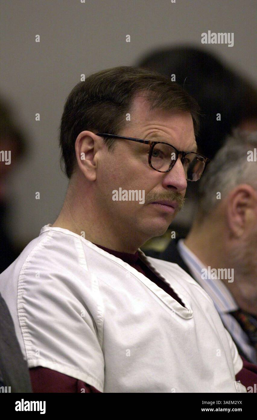 Dec 20, 2003; Seattle, WA, USA; GARY RIDGWAY in court in Seattle as ...