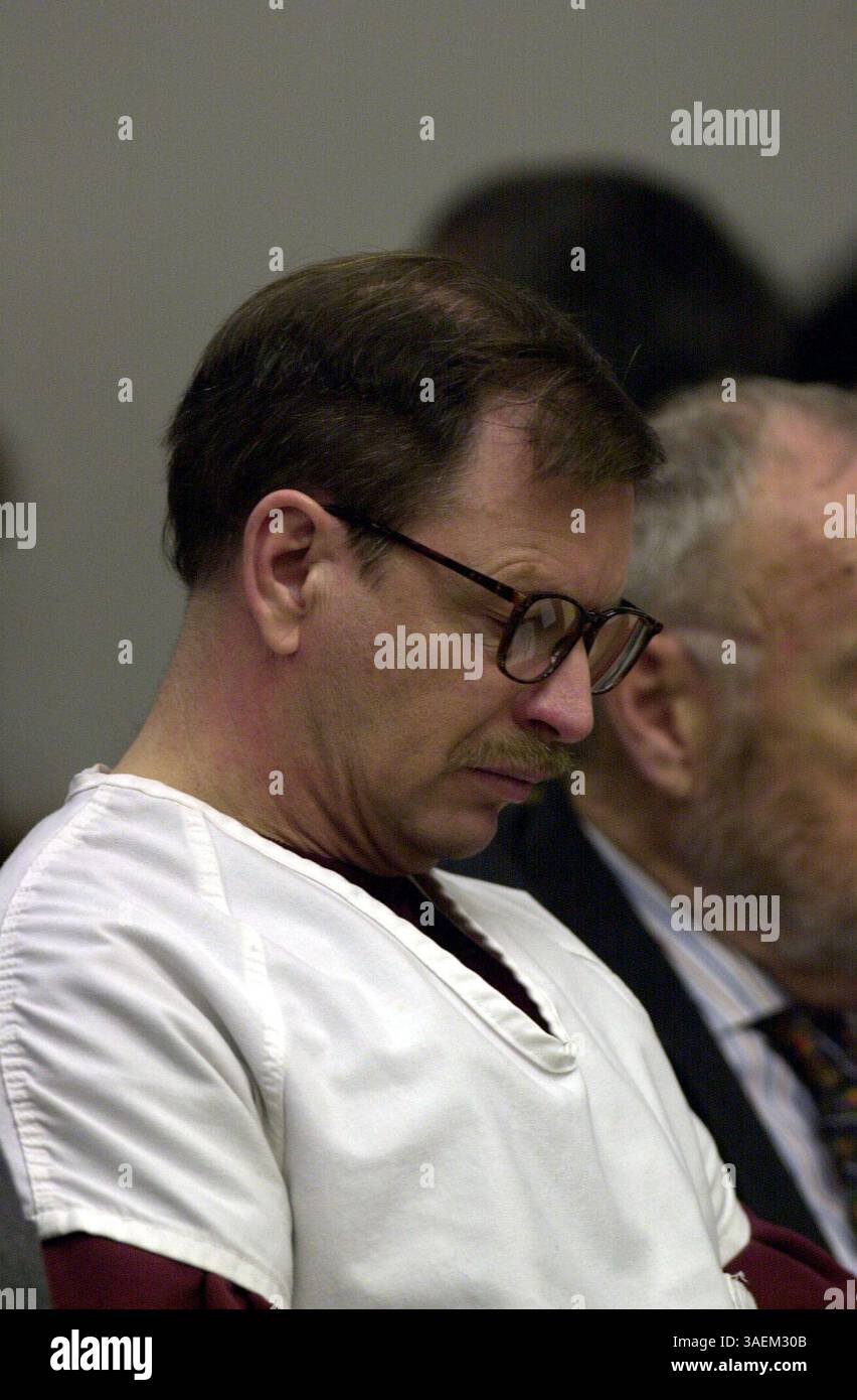 Dec 20, 2003; Seattle, WA, USA; GARY RIDGWAY in court in Seattle as ...