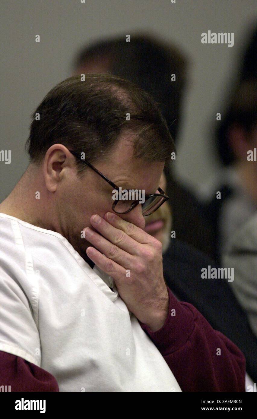 Dec 20, 2003; Seattle, WA, USA; GARY RIDGWAY in court in Seattle as ...