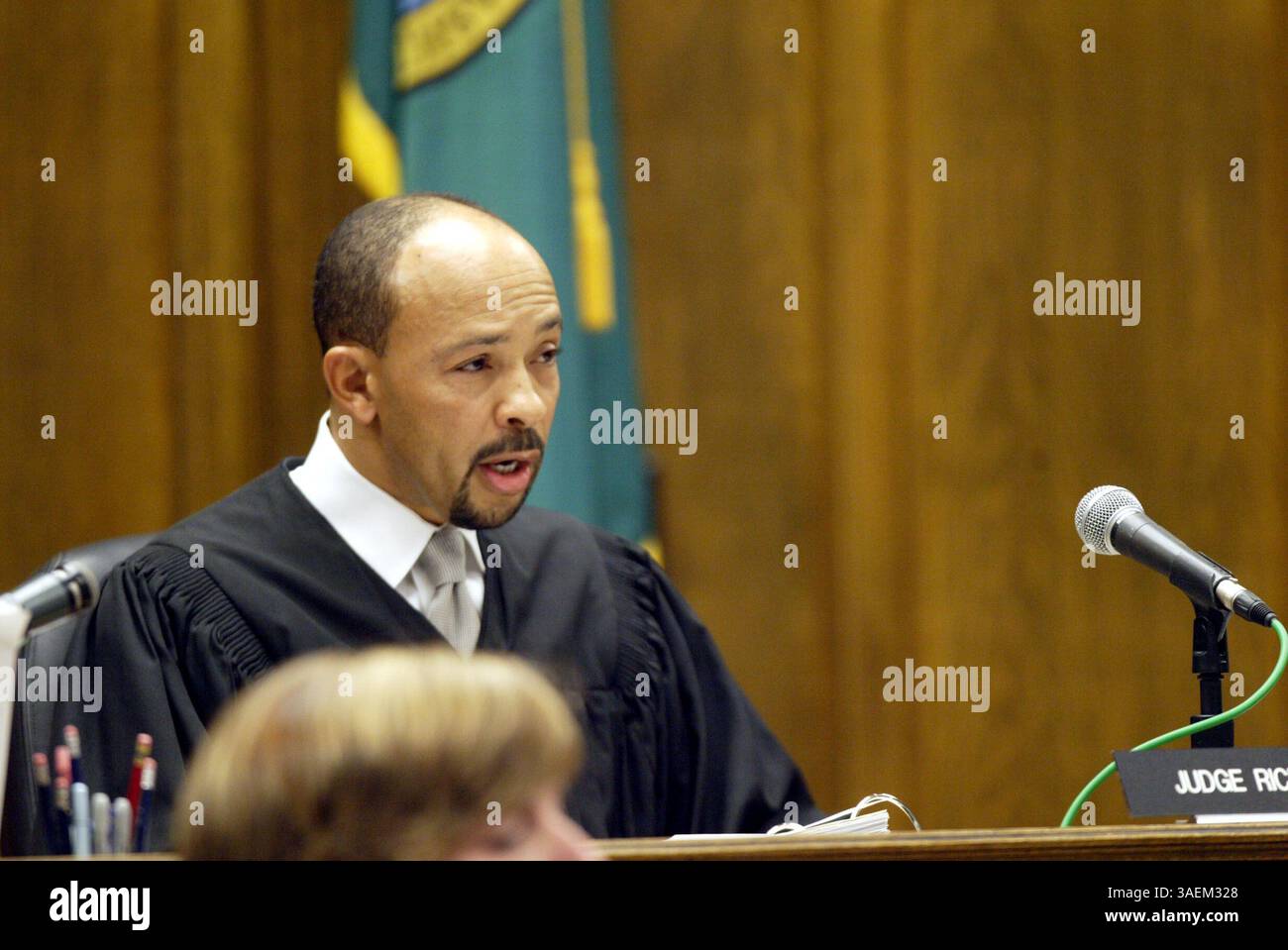 Dec 18, 2003; Seattle, WA, USA; Superior Court Judge Richard A. Jones ...