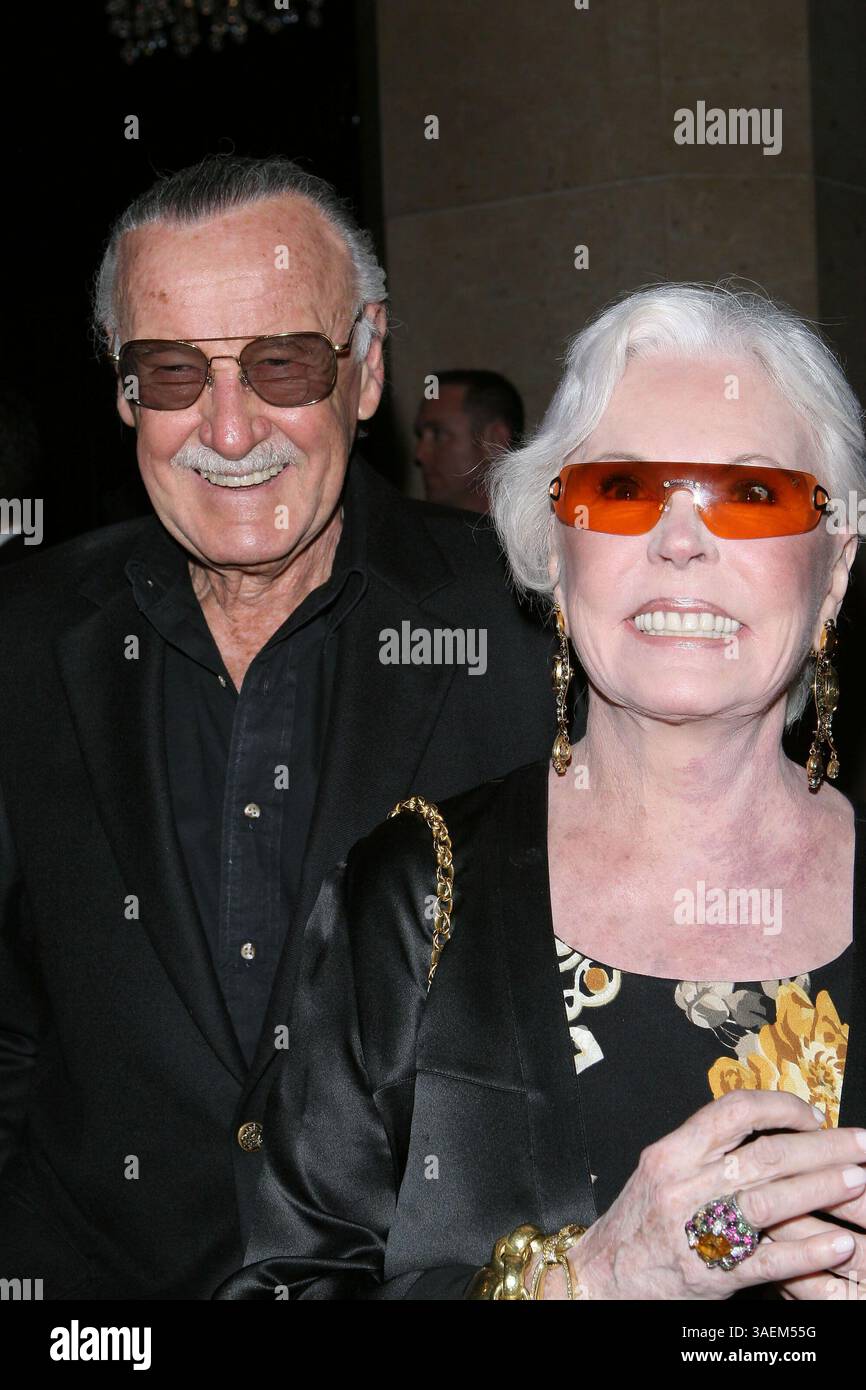 May 13, 2005; Beverly Hills, CA, USA; Comic book creator STAN LEE and ...