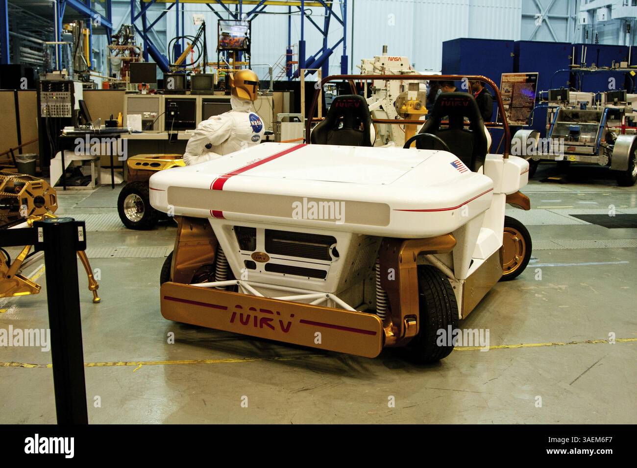 Houston, TX, USA - Jan. 23 2015: Prototype MRV Mars Rover Vehicle at ...