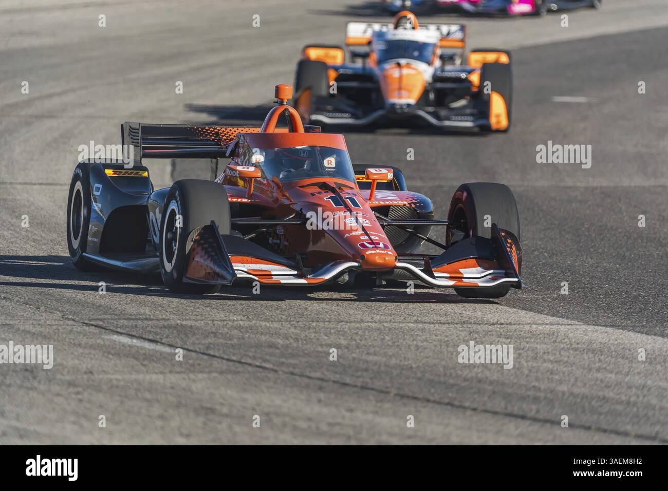 NTT INDYCAR SERIES driver, MARCUS ARMSTRONG (11) (NZL) of Christchurch ...