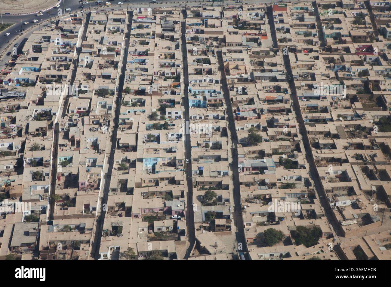 Aug. 23, 2011 - Kabul, Afghanistan - Aerial view of kabul, Afghanistan ...