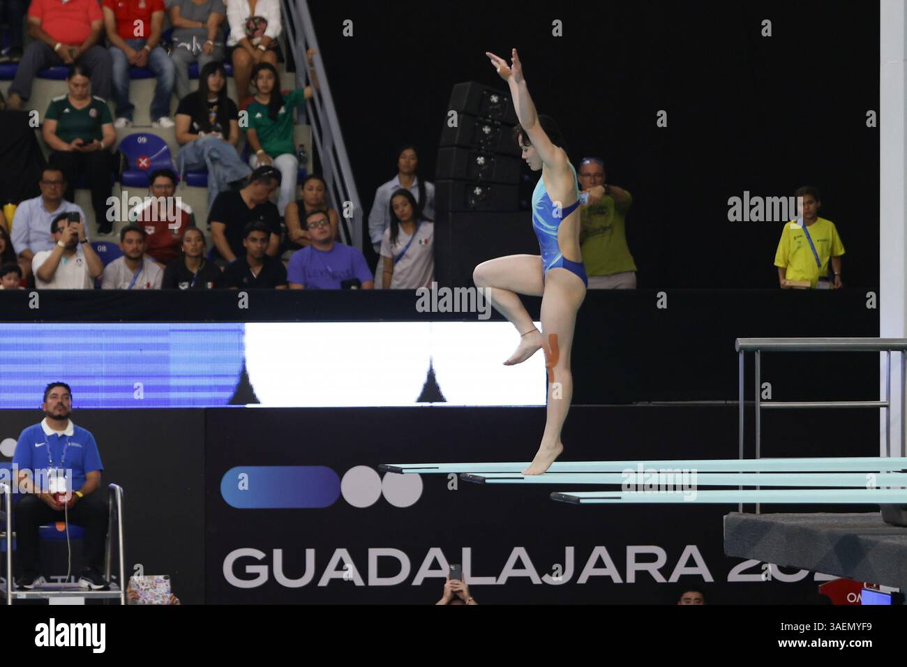 Guadalajara, Mexico. 6th Apr, 2025. Chen Yiwen of China competes during ...