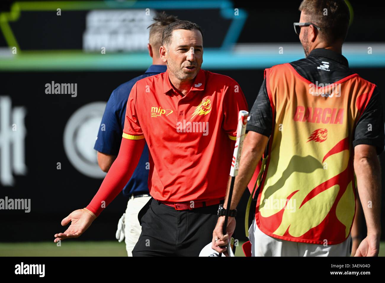 Sergio Garcia, Captain of the Fireballs GC shrugs his shoulders towards ...