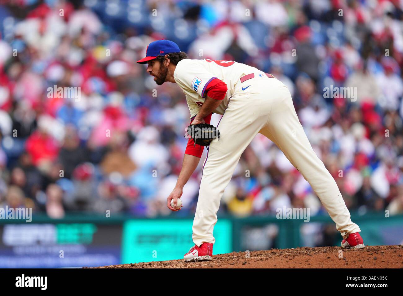 Philadelphia Phillies' Jordan Romano in action during a baseball game ...