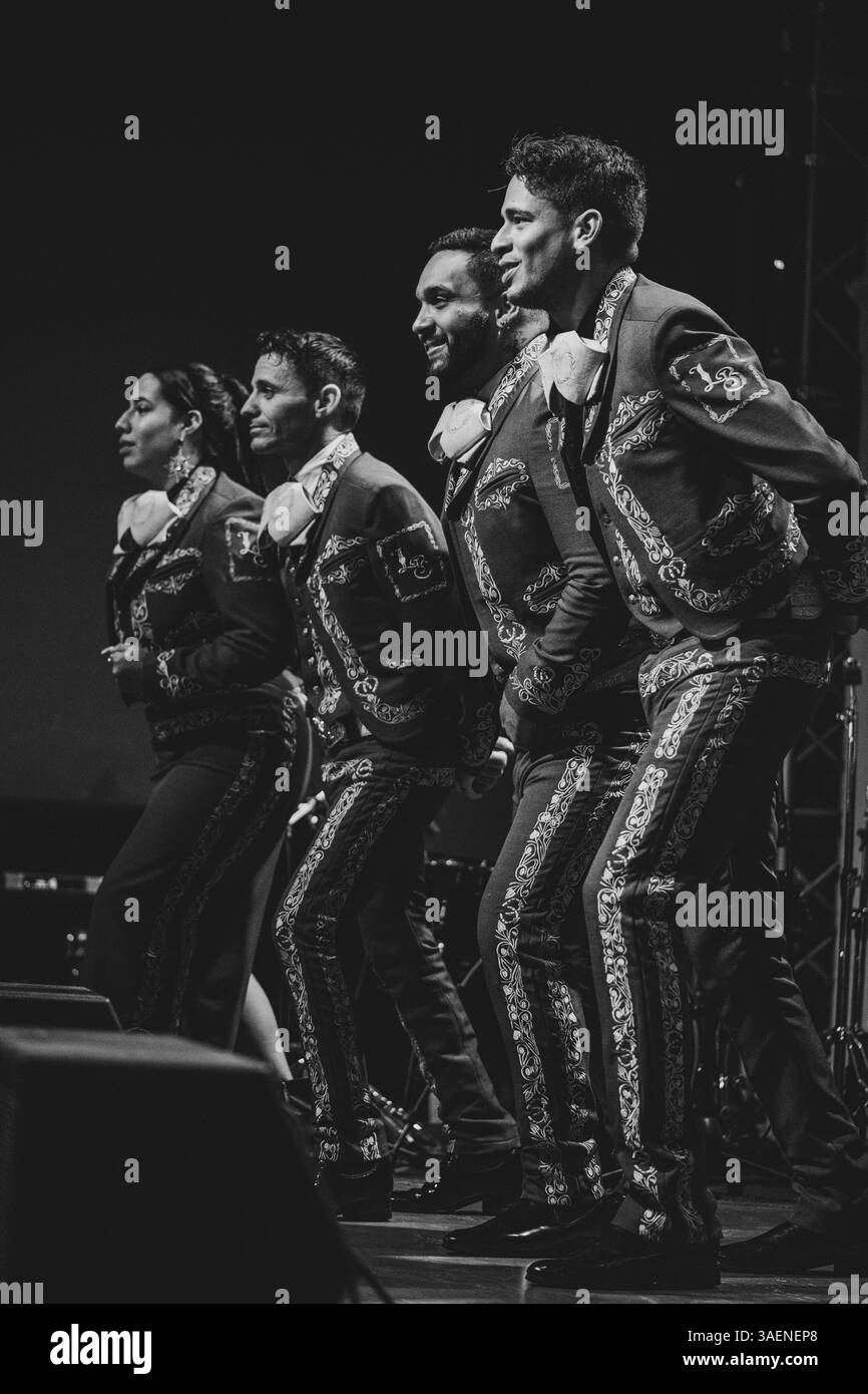 The fun never ends, spectacular mariachi show with lots of shots Stock ...