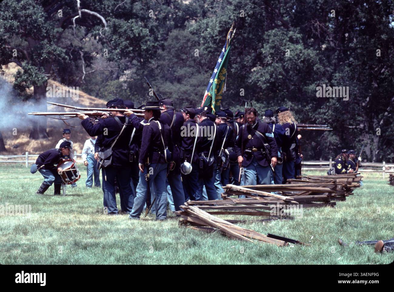 Lebec, California. U.S.A. May 1984. Fort Tejon State Historic Park U.S ...