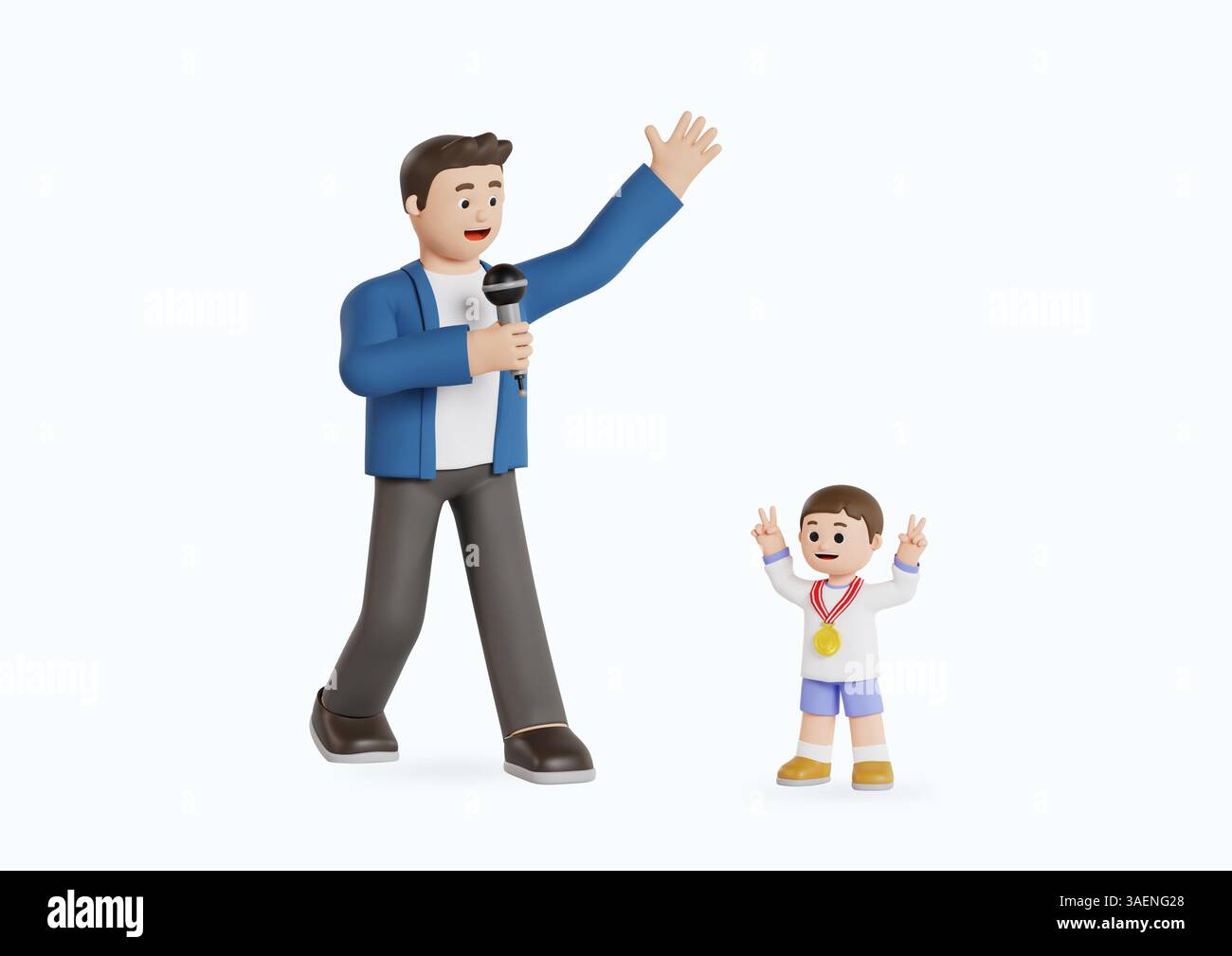 Son hanging moon father hi-res stock photography and images - Alamy