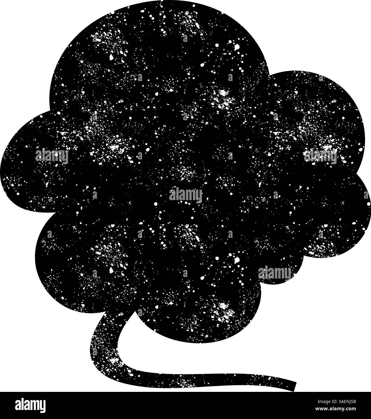 grunge rustic chat bubble vector illustration Stock Vector Image & Art ...