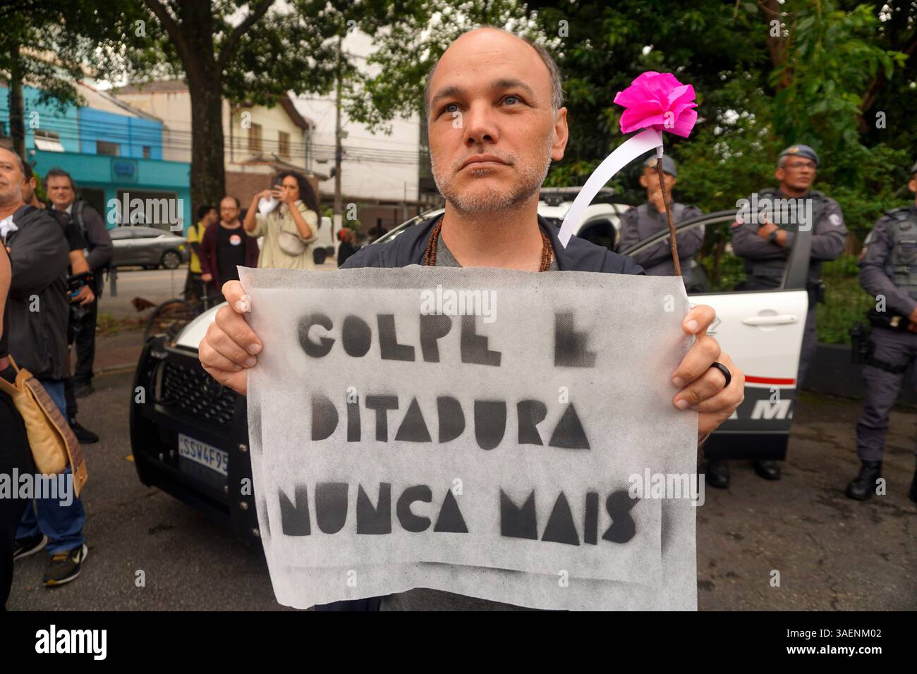 Demonstrators take part in the Walk of Silence march, in memory of ...