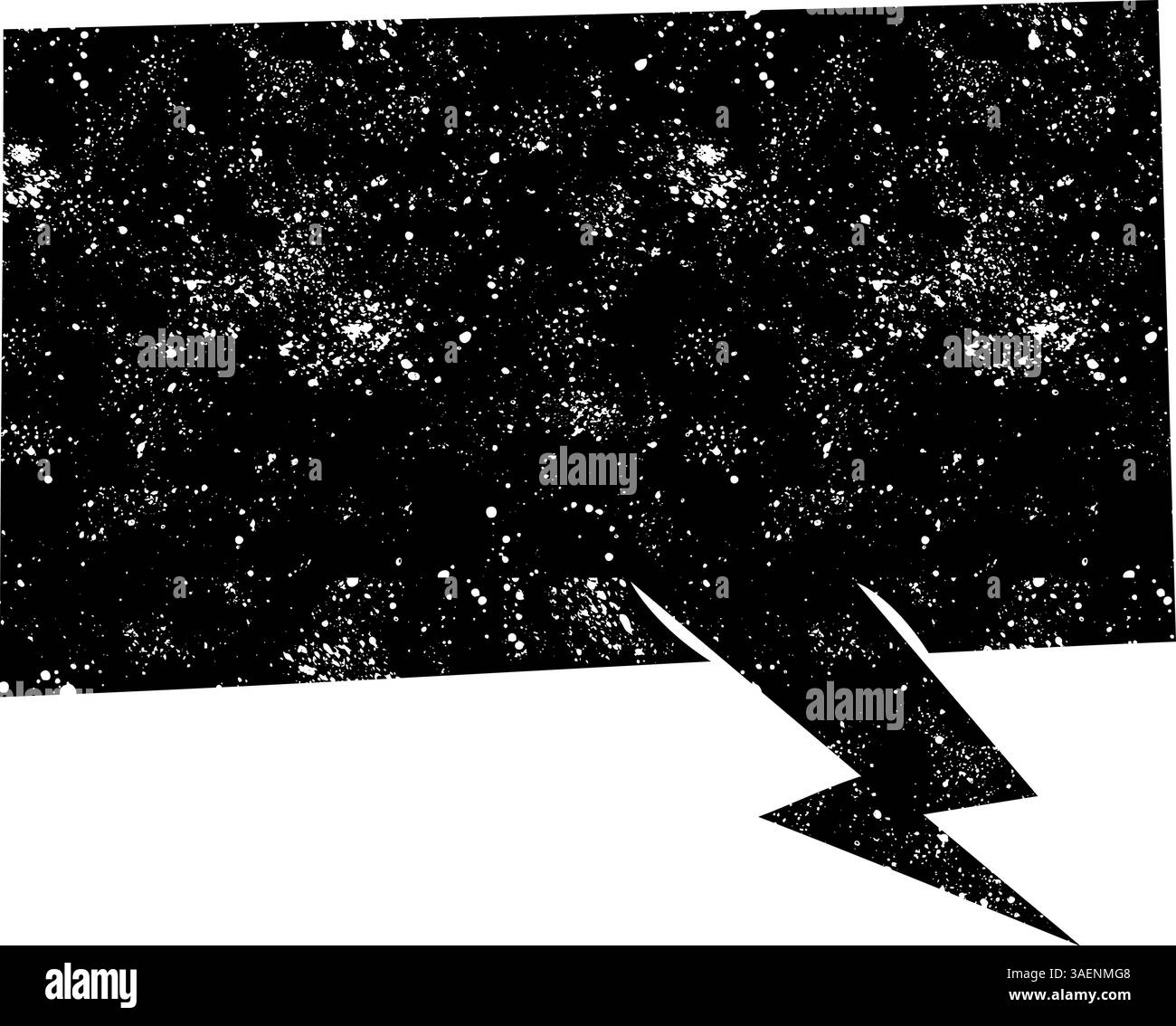 grunge rustic chat bubble vector illustration Stock Vector Image & Art ...