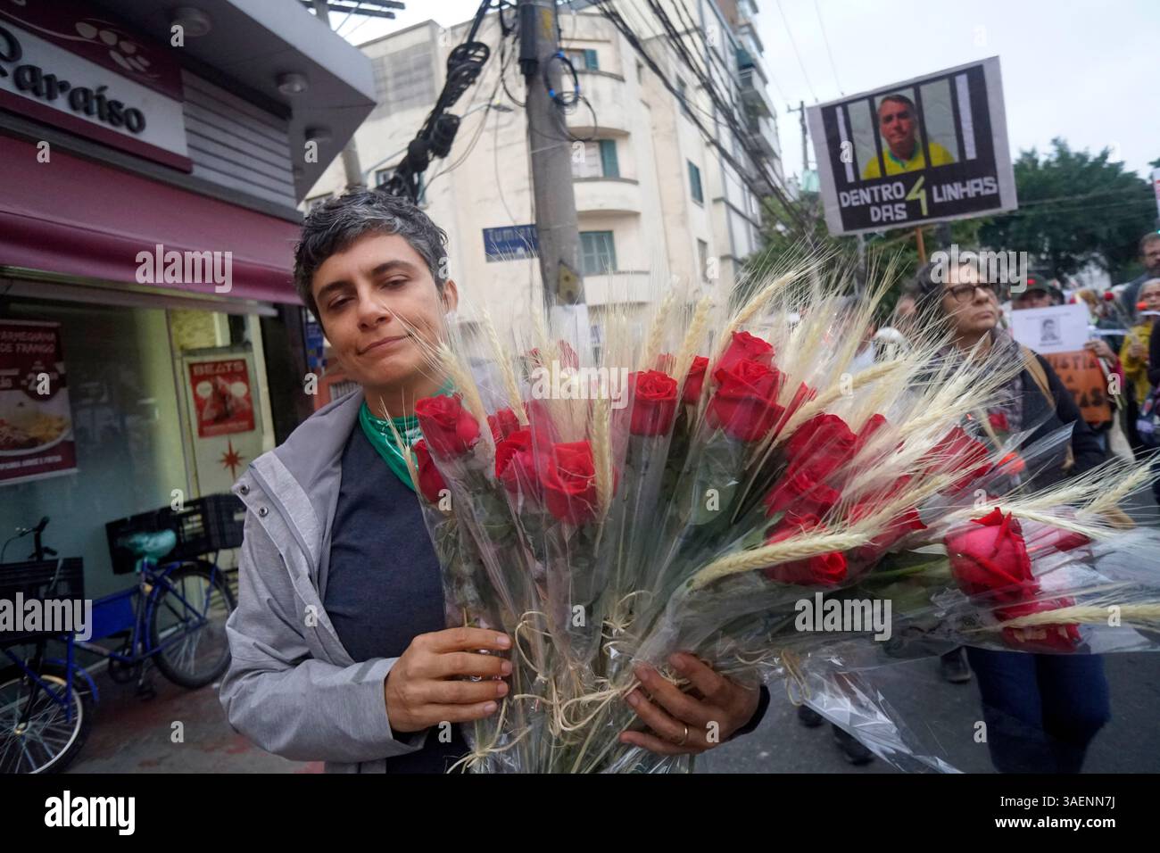 Demonstrators take part in the Walk of Silence march, in memory of ...