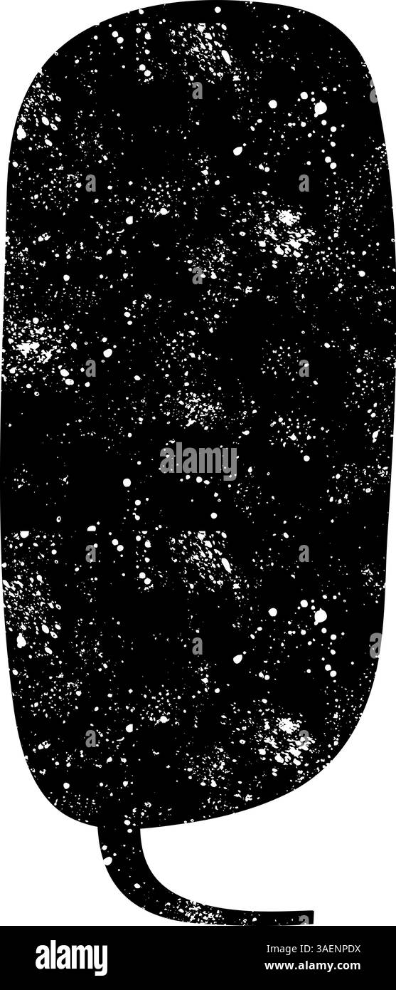 grunge rustic chat bubble vector illustration Stock Vector Image & Art ...